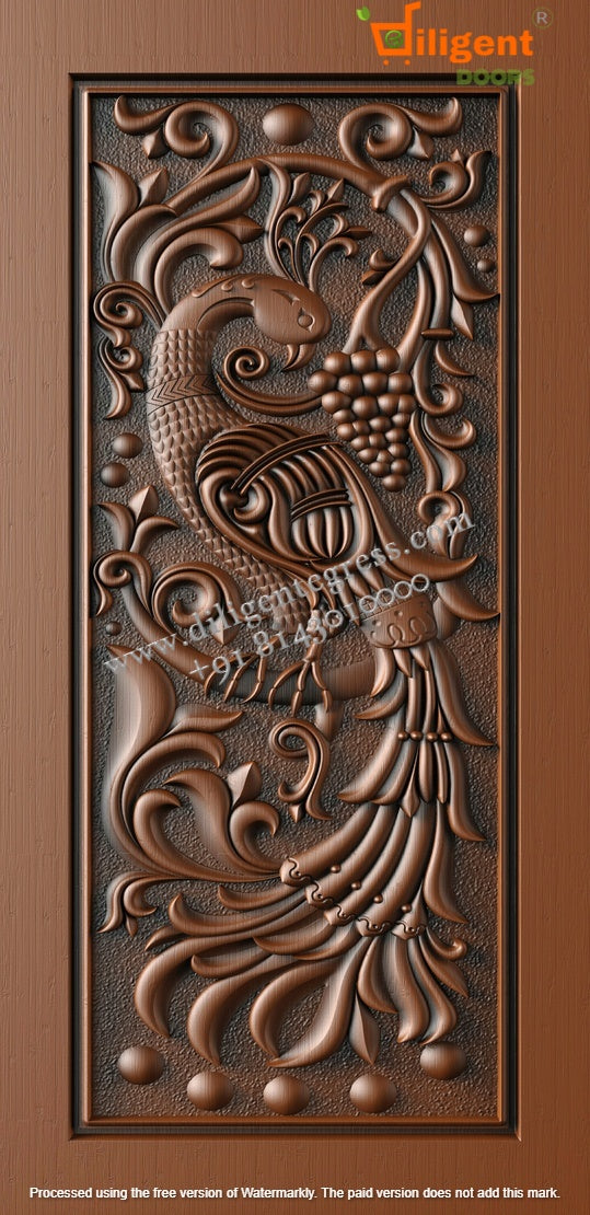 DEPL N.SKY-008 (EPIC) Teakwood carving door – DiligentEgress